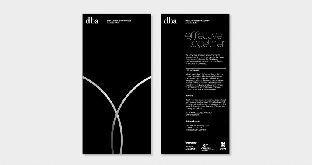 Branding the Design Effectiveness Awards - WPA Pinfold